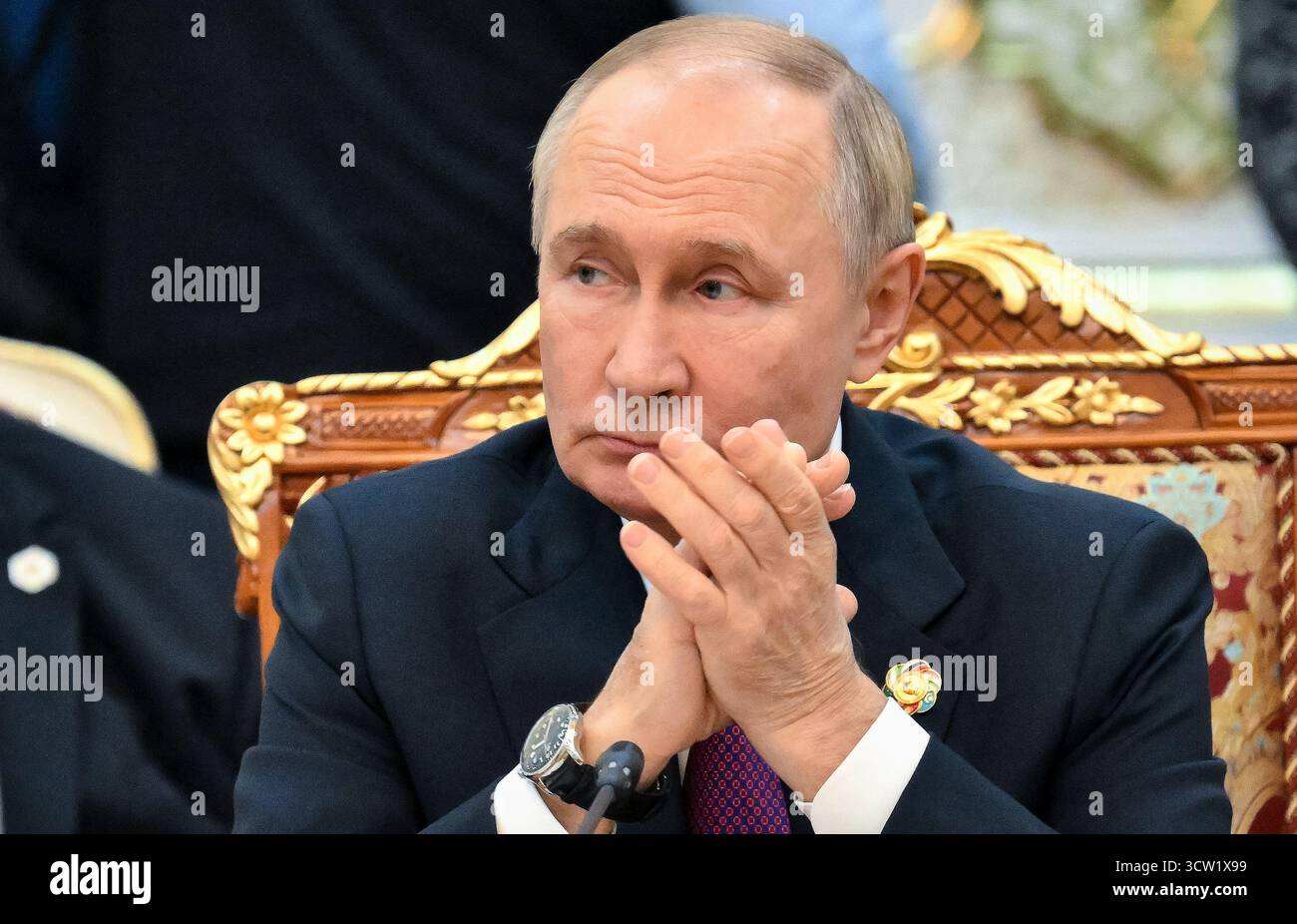 Russian President Vladimir Putin attends the Russia-Central Asia summit ...