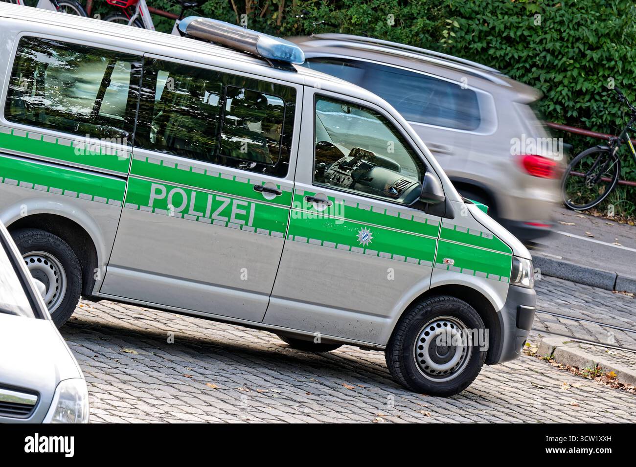 Innere Sicherheit. Polizei im Einsatz. München Bayern Deutschland ...