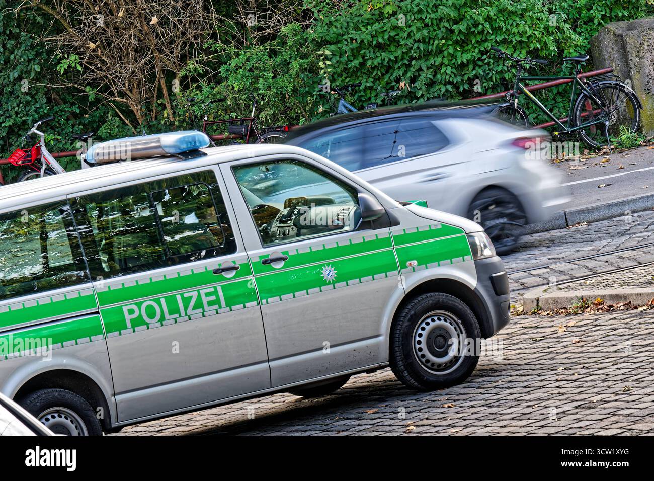 Innere Sicherheit. Polizei im Einsatz. München Bayern Deutschland ...