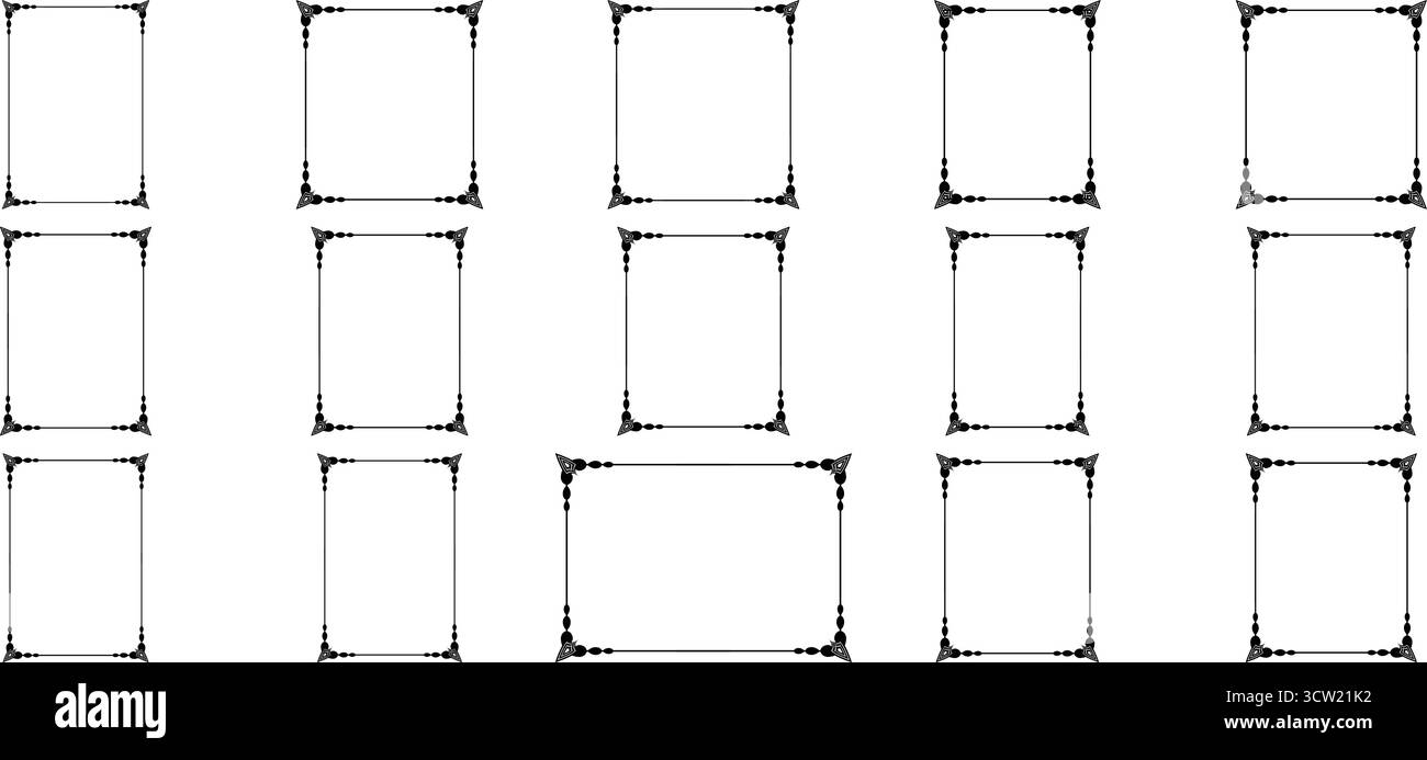 Picture outlines wall Stock Vector Images - Alamy