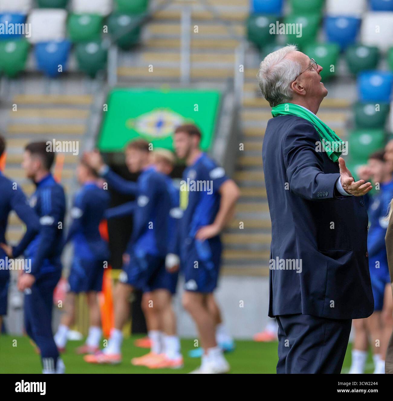 Clearer Twist National Stadium at Windsor Park, Belfast, Northern ...