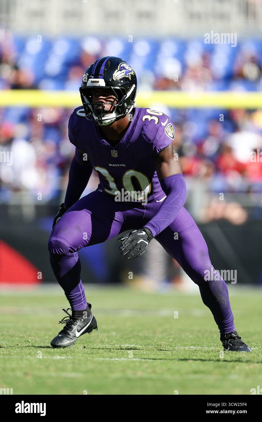 Baltimore Ravens safety Reuben Lowery (30) in action during the second ...