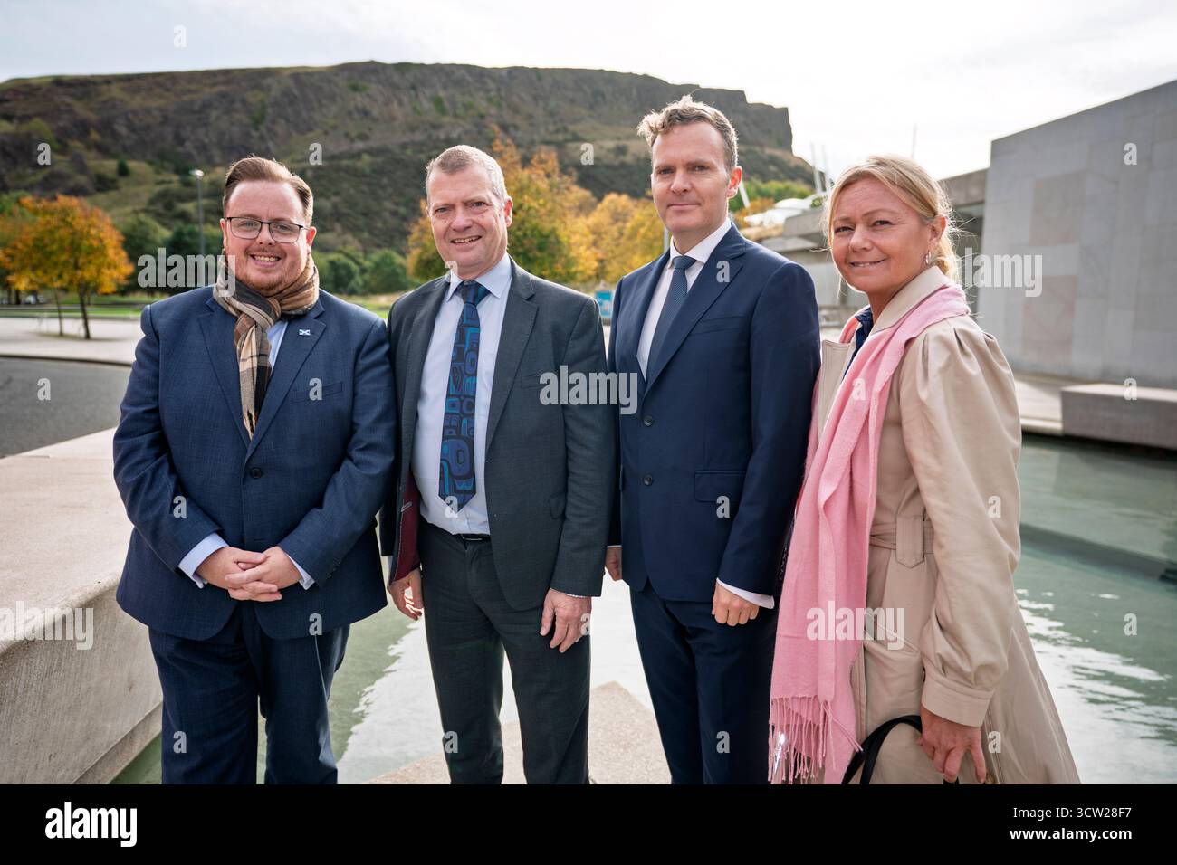 Edinburgh, Scotland, UK. 9th October 2025. Members of Reform UK ...