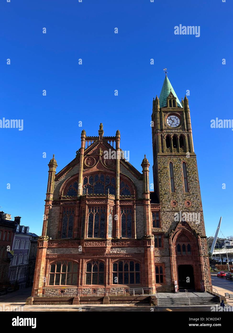 Clock tower londonderry smartphone stock photos and images - Alamy