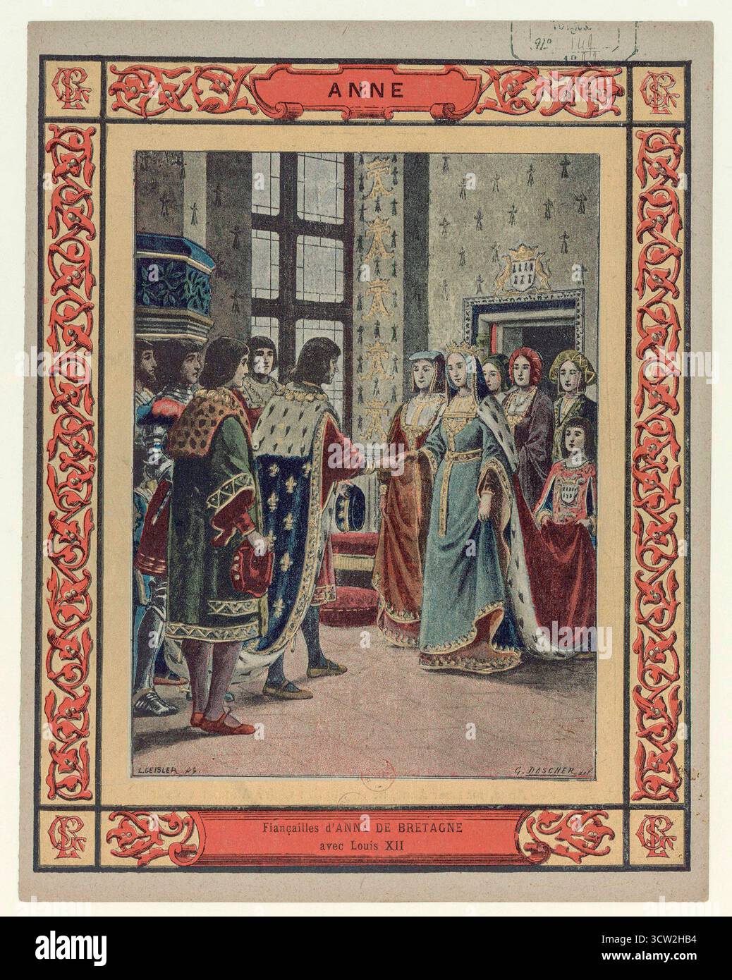 portrait of Anne of Brittany, Anne de Bretagne 1477-1514 *** portrait ...