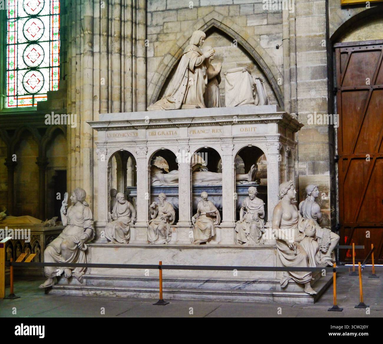 tomb of Anne of Brittany, Anne de Bretagne 1477-1514 and Louis XII ...