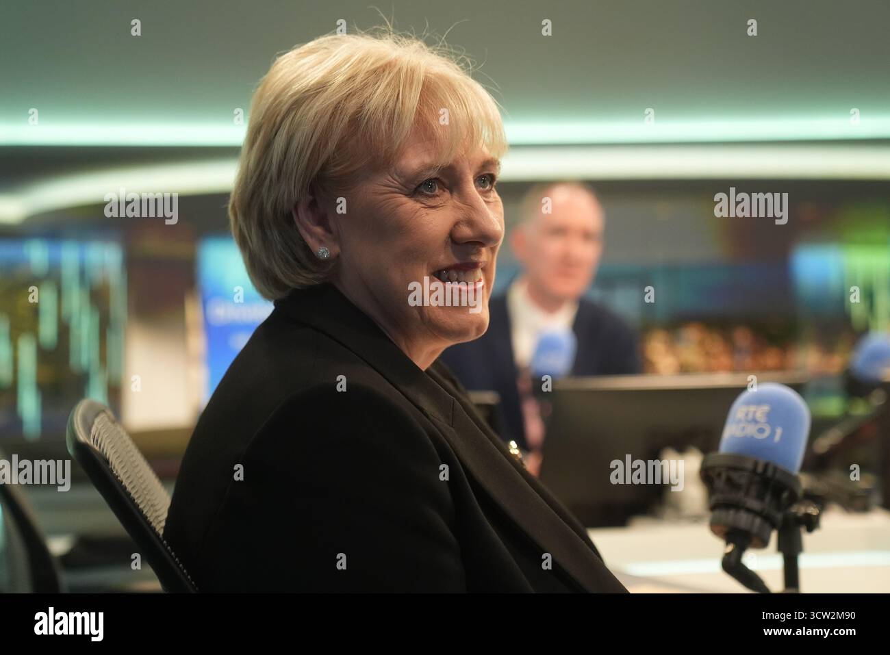 Fine Gael presidential candidate Heather Humphreys ahead of the RTE ...