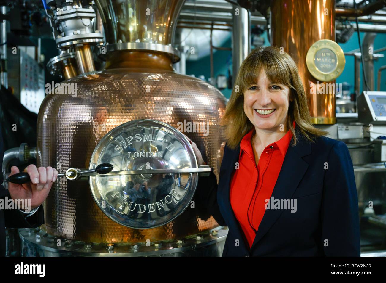 Chancellor of Exchequer Rachel Reeves with Prudence one of the stills ...