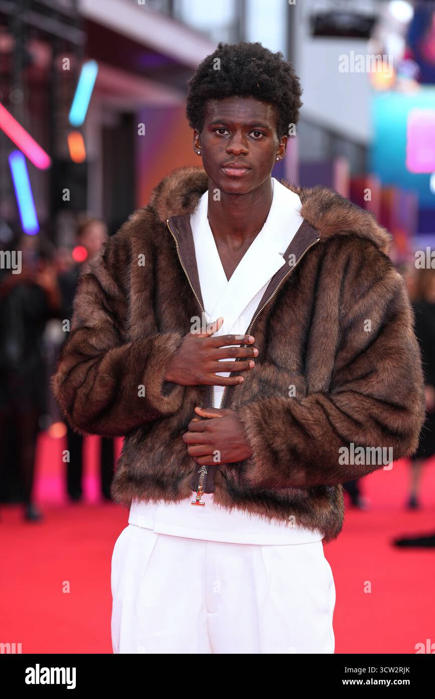 Callum Daniel poses for photographers upon arrival at the premiere of ...