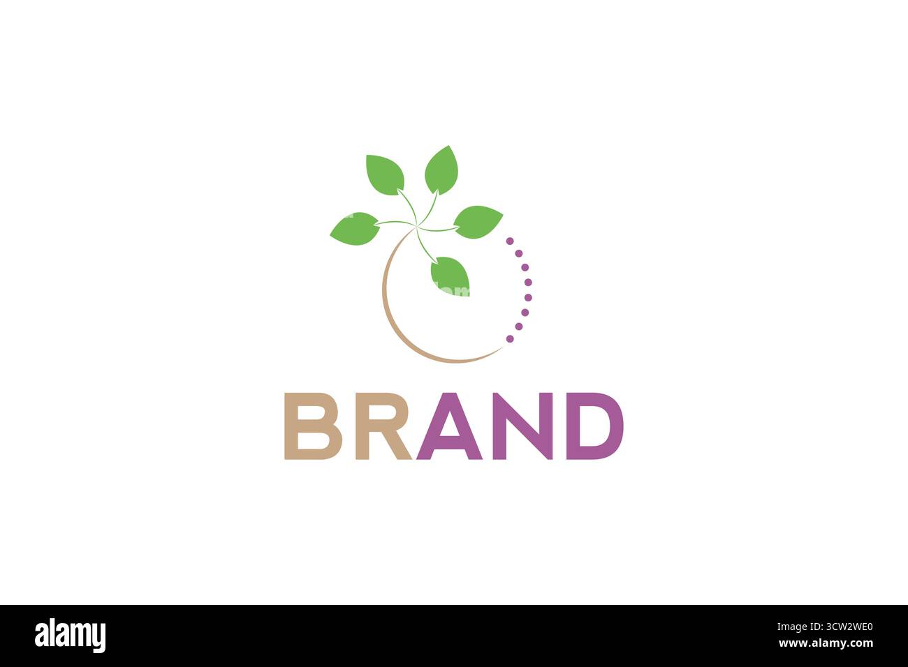 Eco-Friendly Brand Logo with Green Leaf Design – Nature Logo-Green Leaf ...