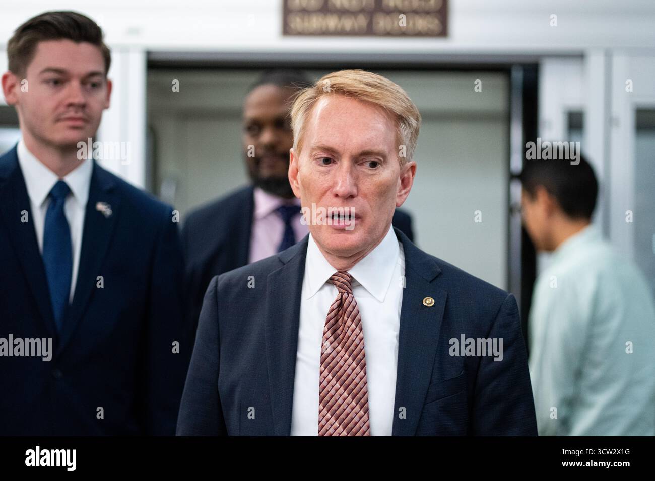 UNITED STATES - OCTOBER 9: Sen. James Lankford, R-Okla., arrives in the ...