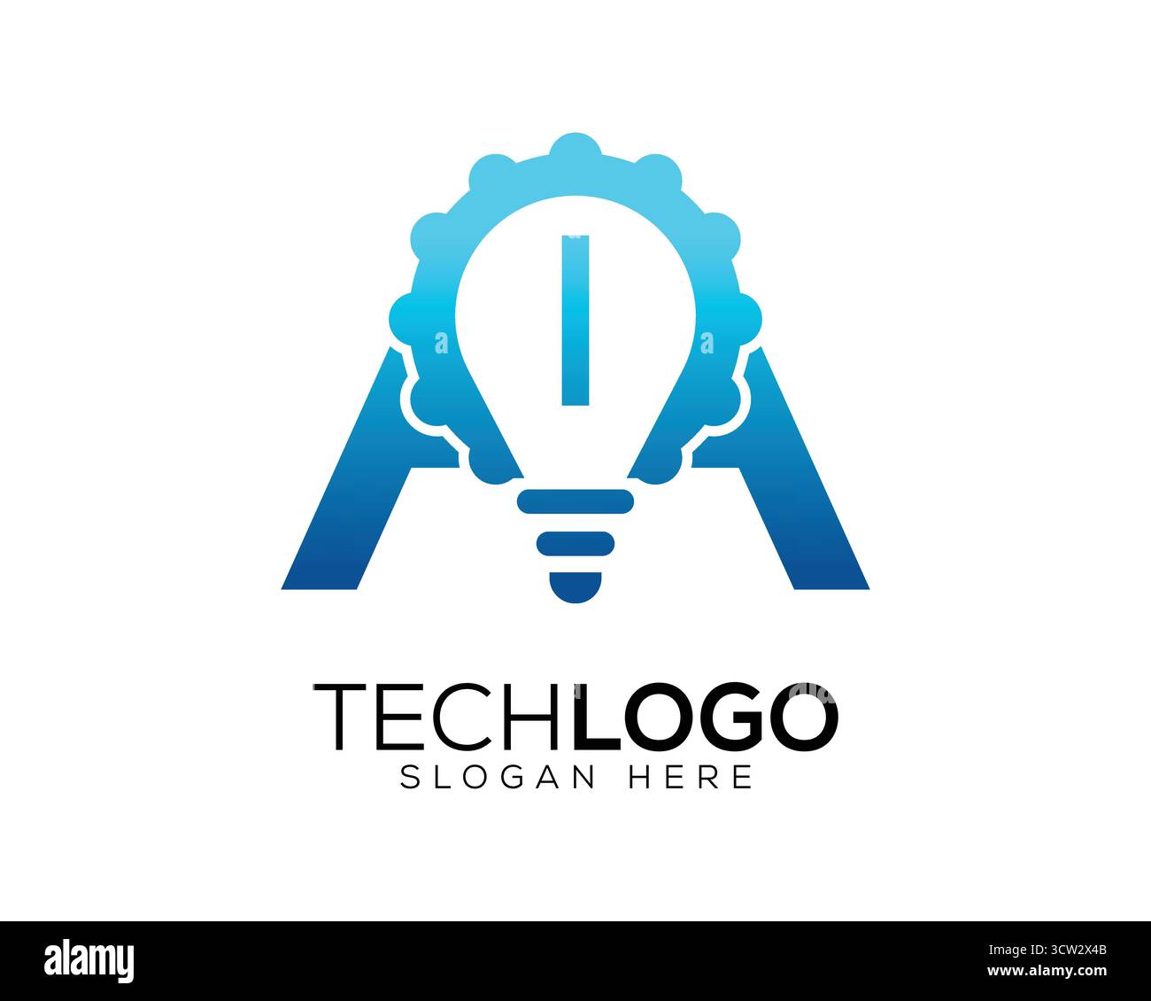 technology gradian color letter i logo Stock Vector Image & Art - Alamy
