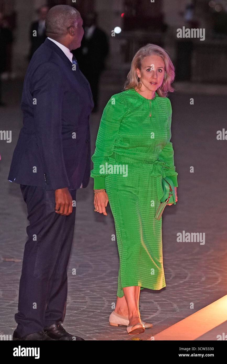 Deputy Prime Minister and Justice Secretary David Lammy and his wife ...