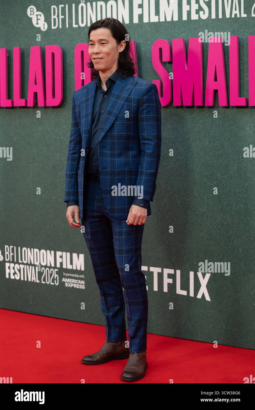 London, United Kingdom. 9th October 2025, Jason Tobin on the red carpet ...