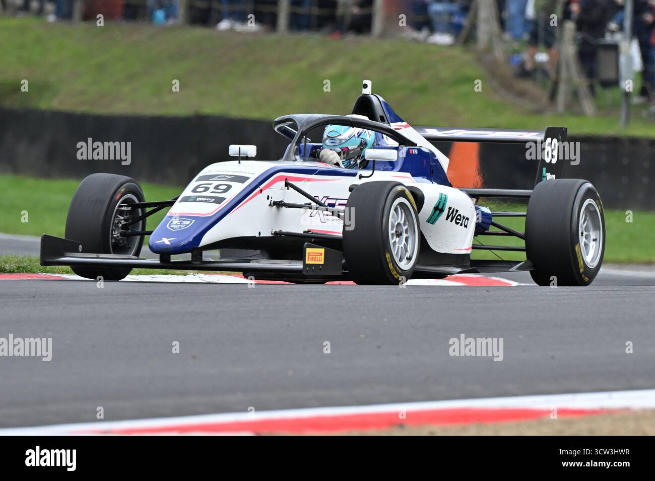 Yuhao Fu, Xcel Motorsport, 2025 Wera Tools F4 British Championship ...