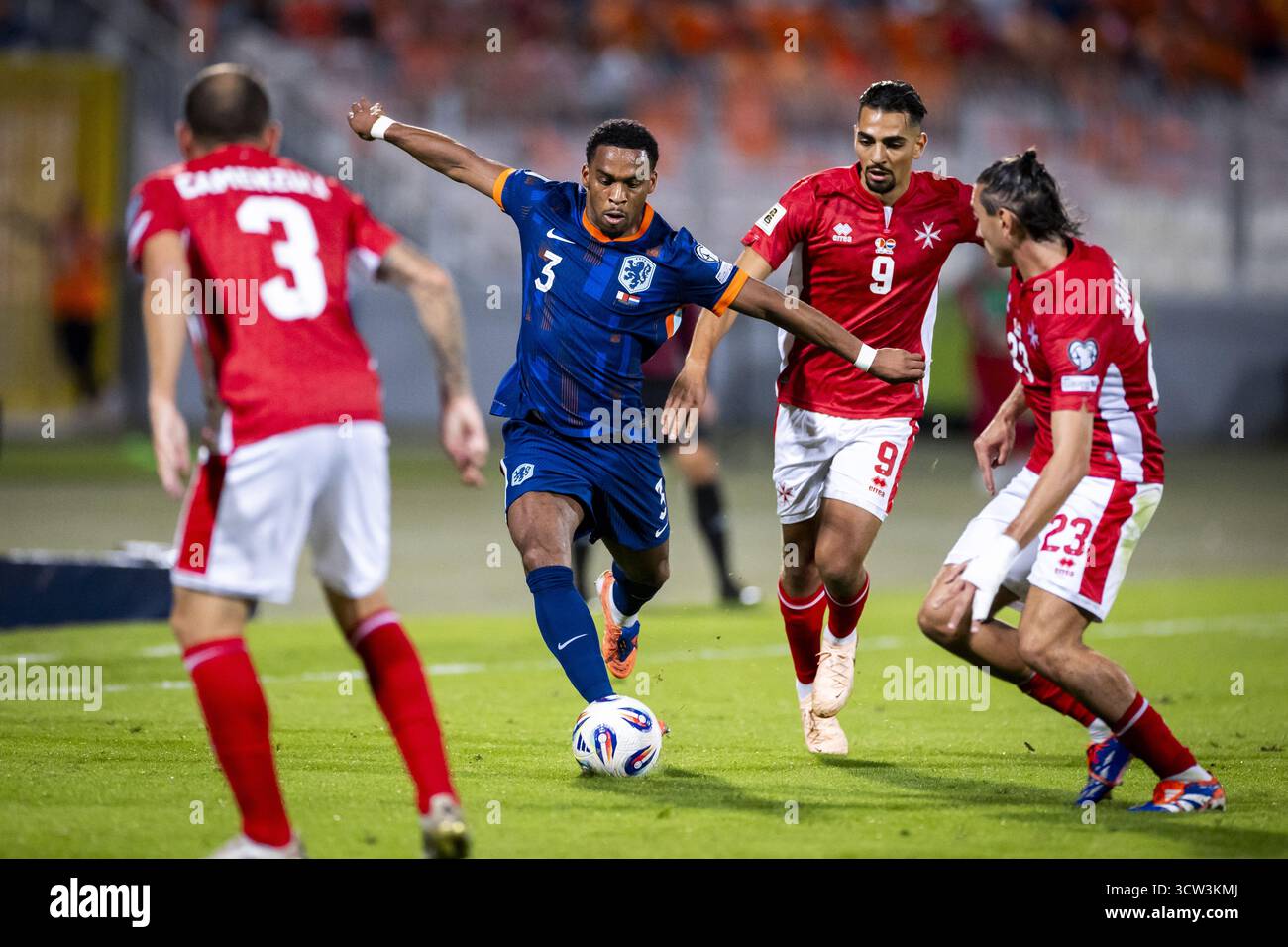 ATTARD - (l-r) Ryan Camenzuli of Malta, Jurriën Timber of the ...