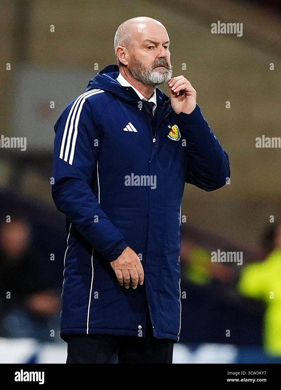 Scotland manager Steve Clarke during the FIFA World Cup European ...