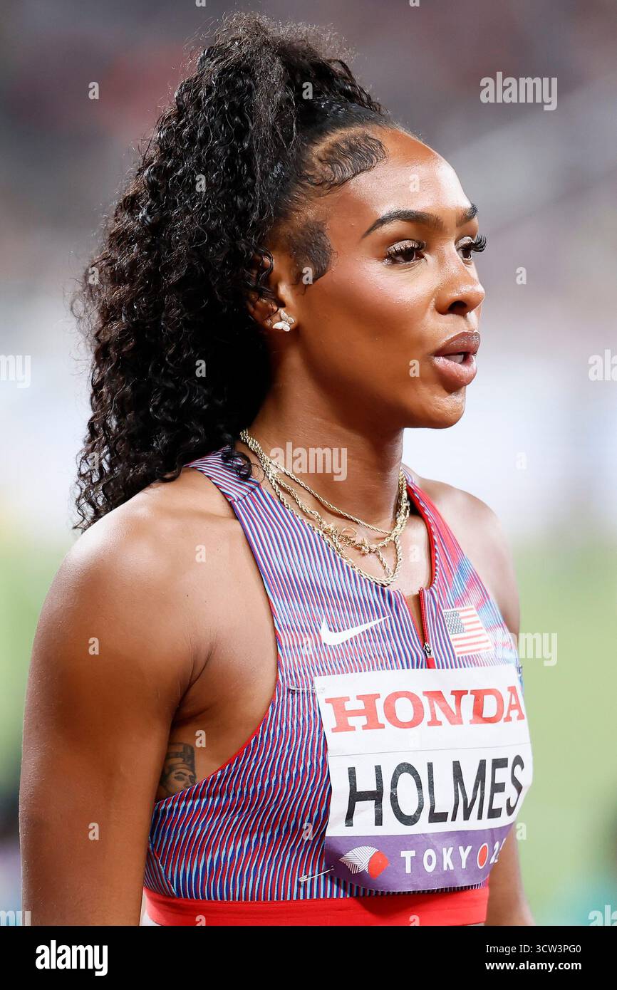 Tokyo, Japan. 20th Sep, 2025. Alexis Holmes (USA) beim 4x400m-Staffel ...