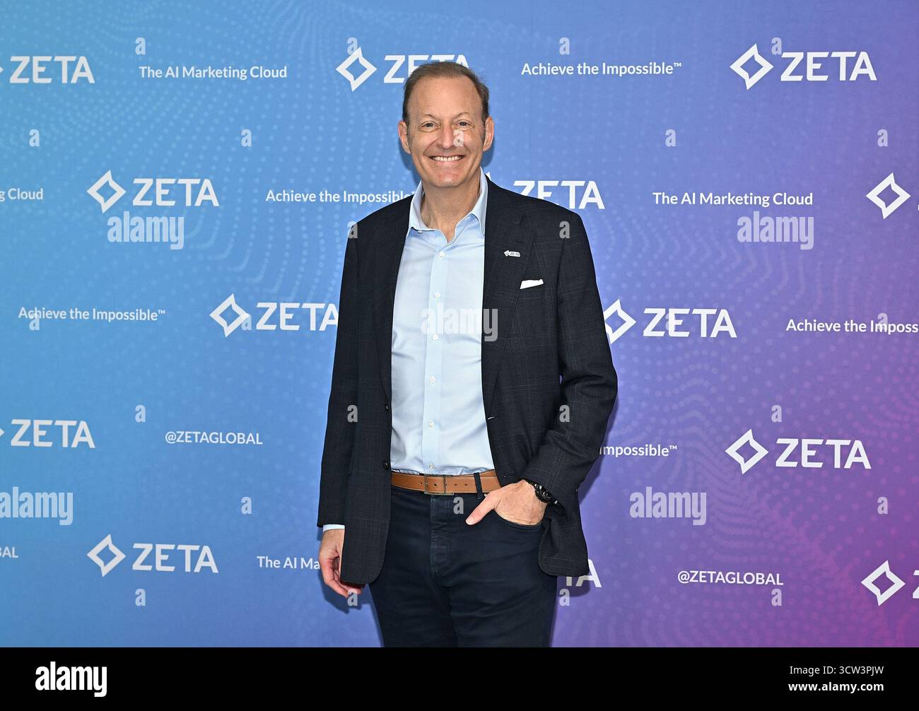 Zeta Global co-founder & CEO David A. Steinberg speaks at the Zeta Live conference at Center415 ...