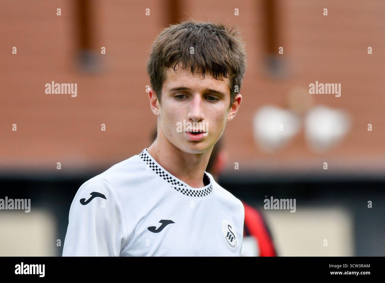 Landore, Swansea, Wales. 27 September 2025. Soloman Baker of Swansea ...