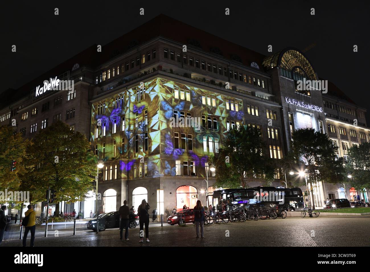 10/09/2025, Berlin, Germany.Illumination at the KADEWE. 21st BERLIN ...
