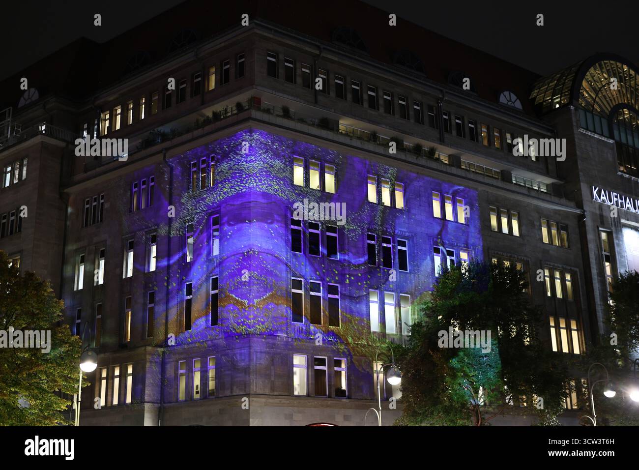 10/09/2025, Berlin, Germany.Illumination at the KADEWE. 21st BERLIN ...