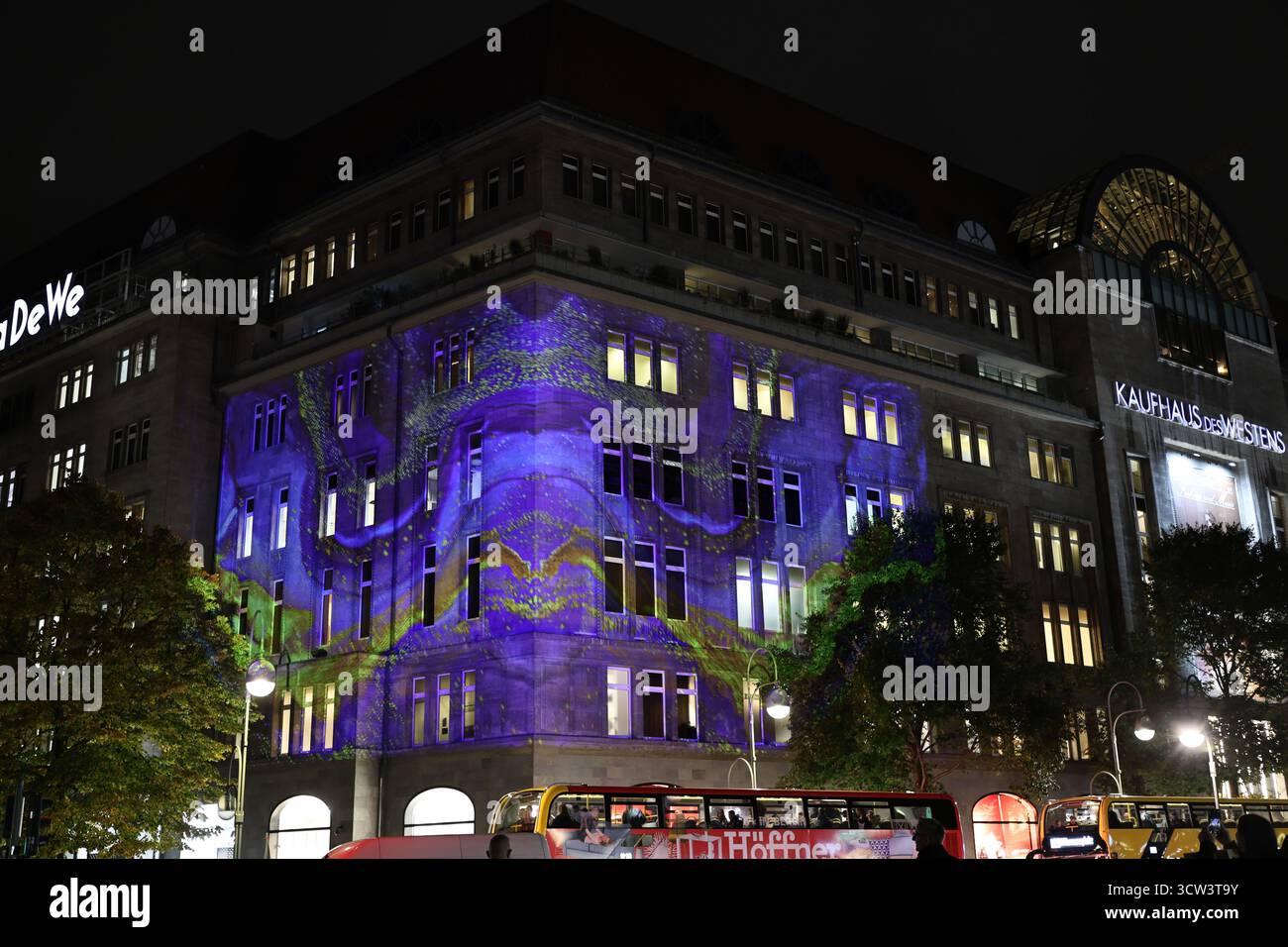 10/09/2025, Berlin, Germany.Illumination at the KADEWE. 21st BERLIN ...