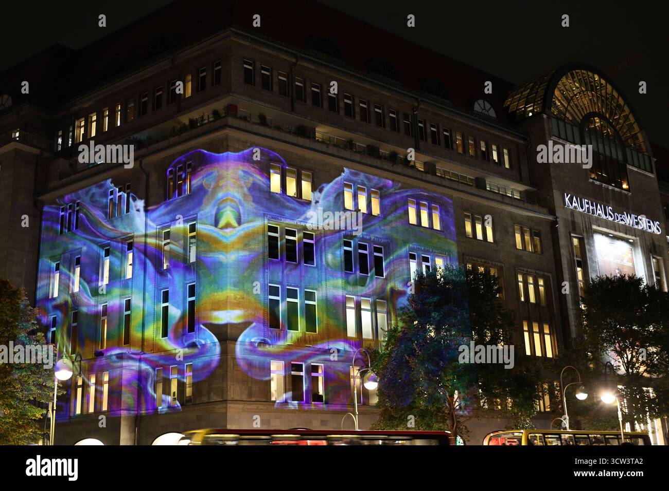 10/09/2025, Berlin, Germany.Illumination at the KADEWE. 21st BERLIN ...