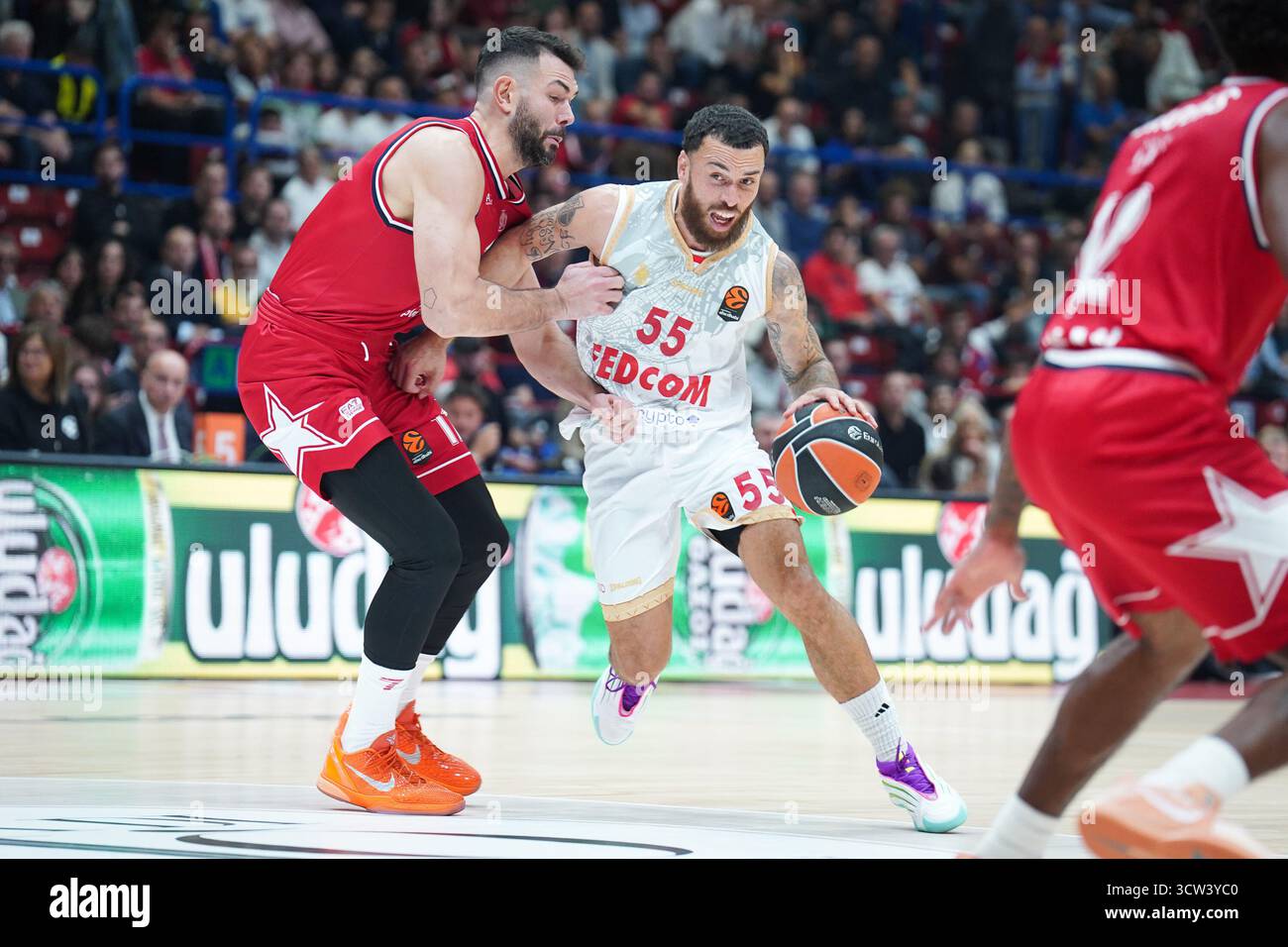 EA7 Emporio Armani Milano vs. AS Monaco Basket, nella foto during ...