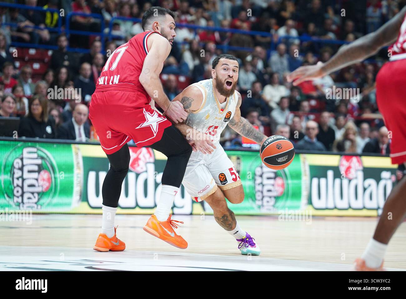 EA7 Emporio Armani Milano vs. AS Monaco Basket, nella foto during ...