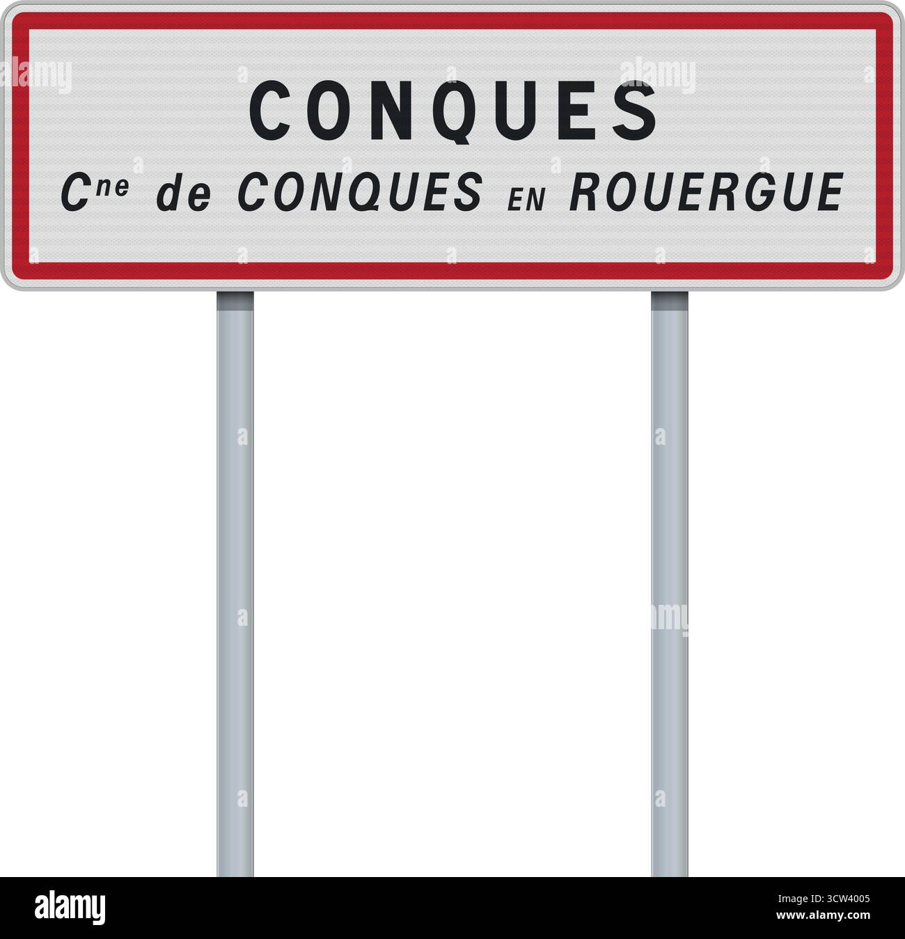 Entrance town sign village Stock Vector Images - Alamy