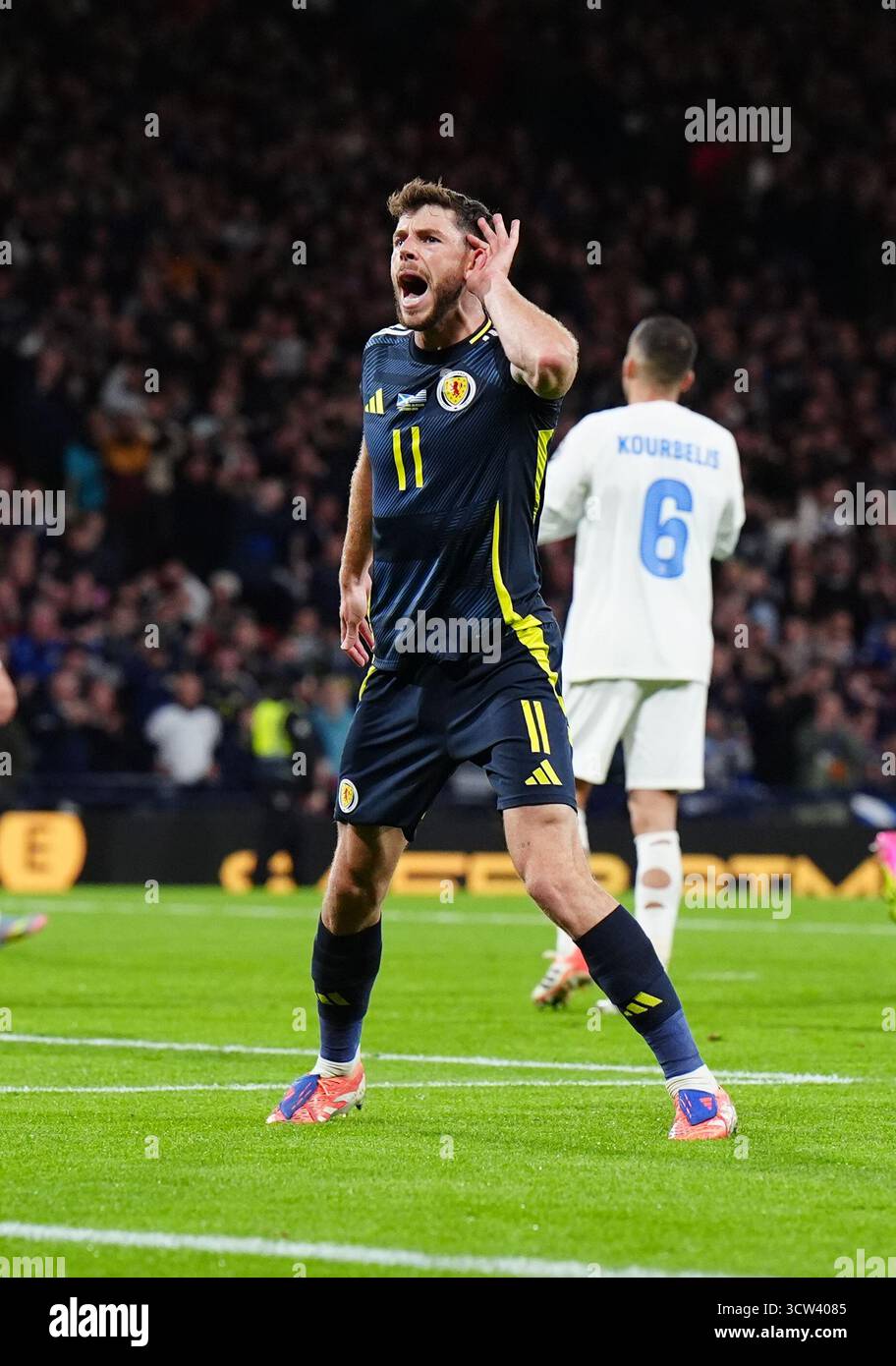 Scotland's Ryan Christie celebrates scoring their side's first goal of ...