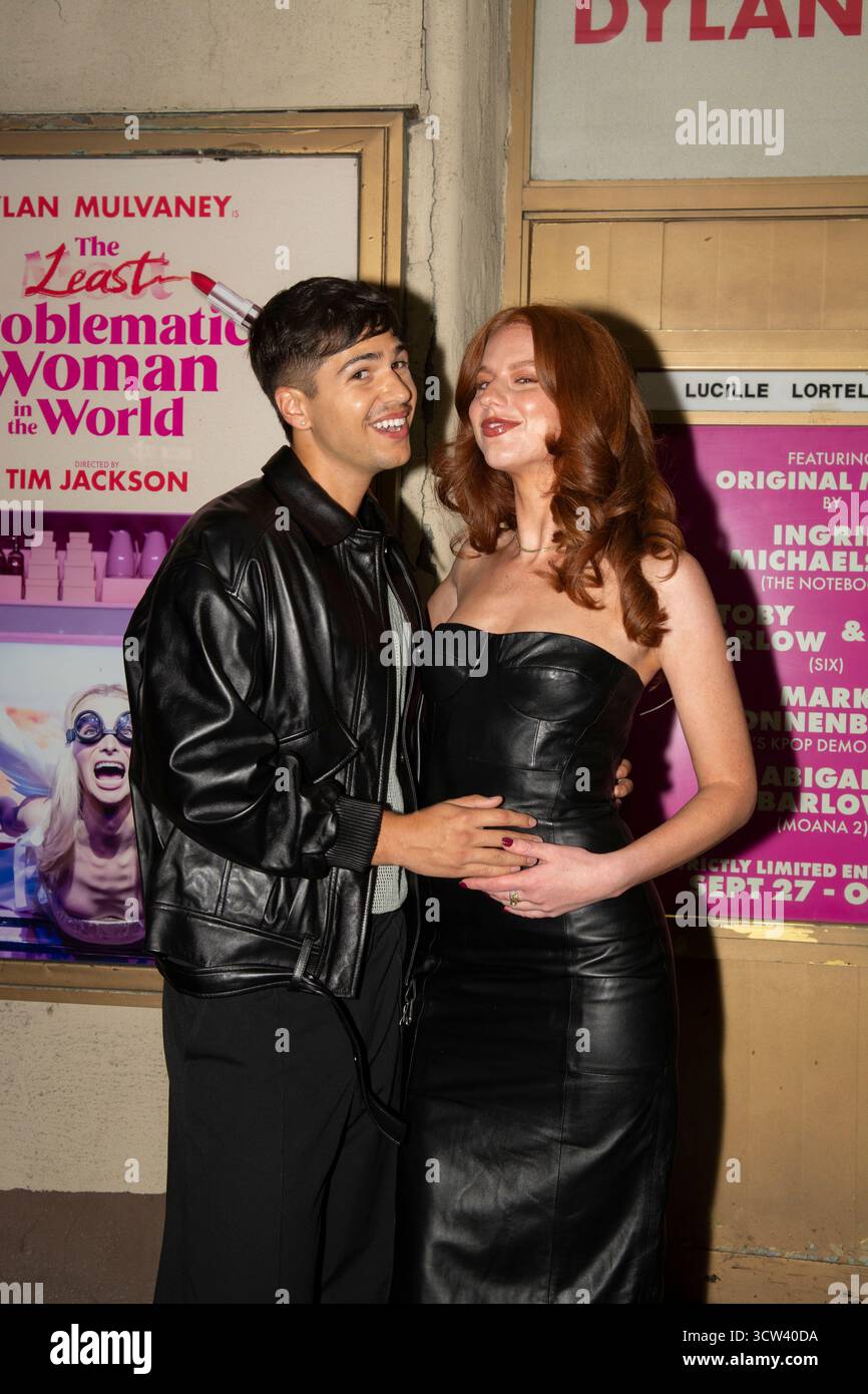 October 7, 2025, New York, New York, USA: GRANT GIBBS and ASHLEY GILL ...