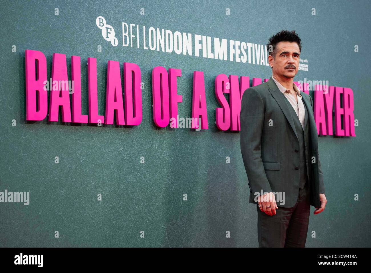 Colin Farrell poses for photographers upon arrival at the premiere of ...