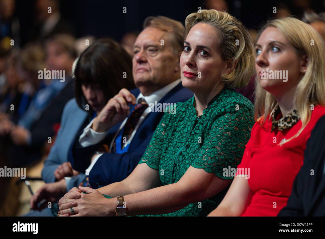 Manchester, UK. 07 OCT, 2025. Michal Berkner, wife of Robert Jenrick ...