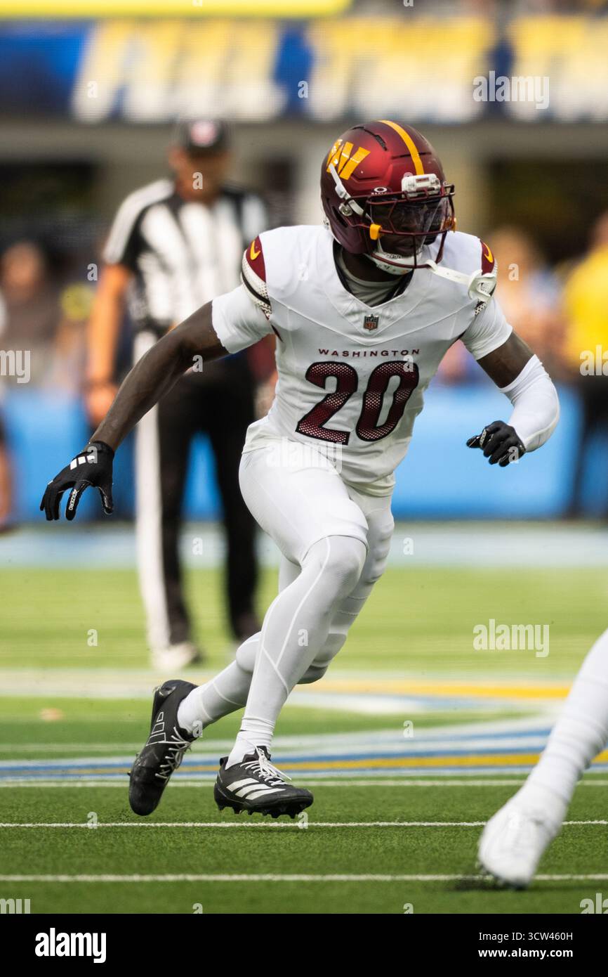 Washington Commanders safety Quan Martin (20) runs during an NFL ...