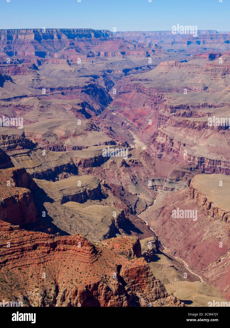 Viewpoint from Desert View Watch Tower, Grand Canyon, Arizona, USA ...