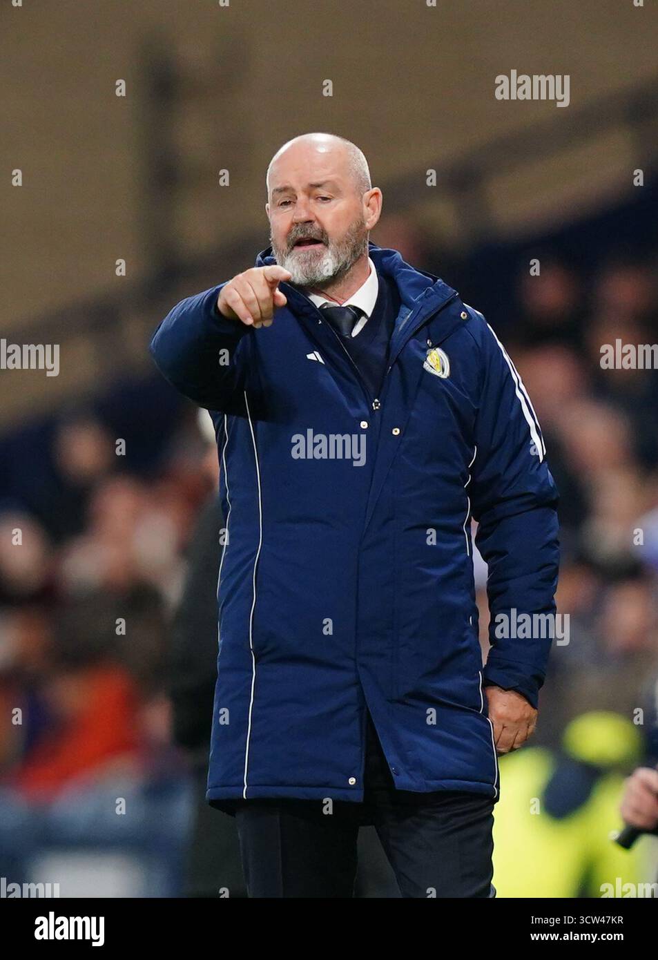 Scotland manager Steve Clarke during the FIFA World Cup European ...