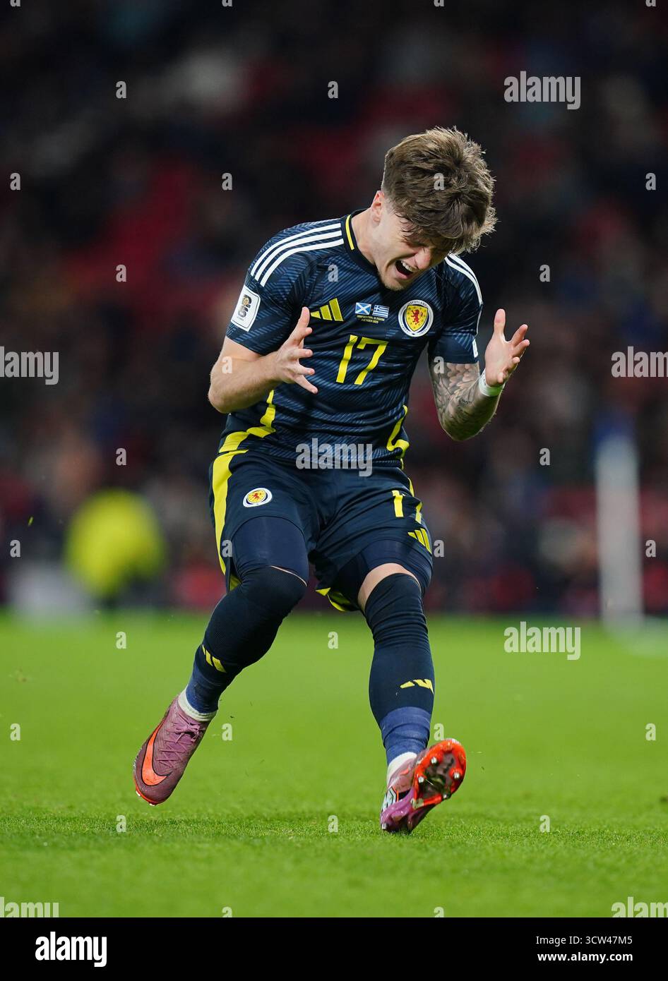 Scotland's Ben Gannon-Doak during the FIFA World Cup European ...