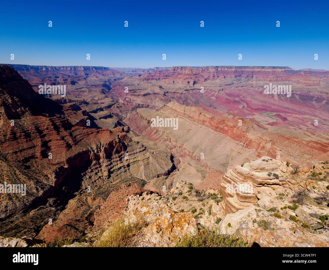 Viewpoint from Desert View Watch Tower, Grand Canyon, Arizona, USA ...