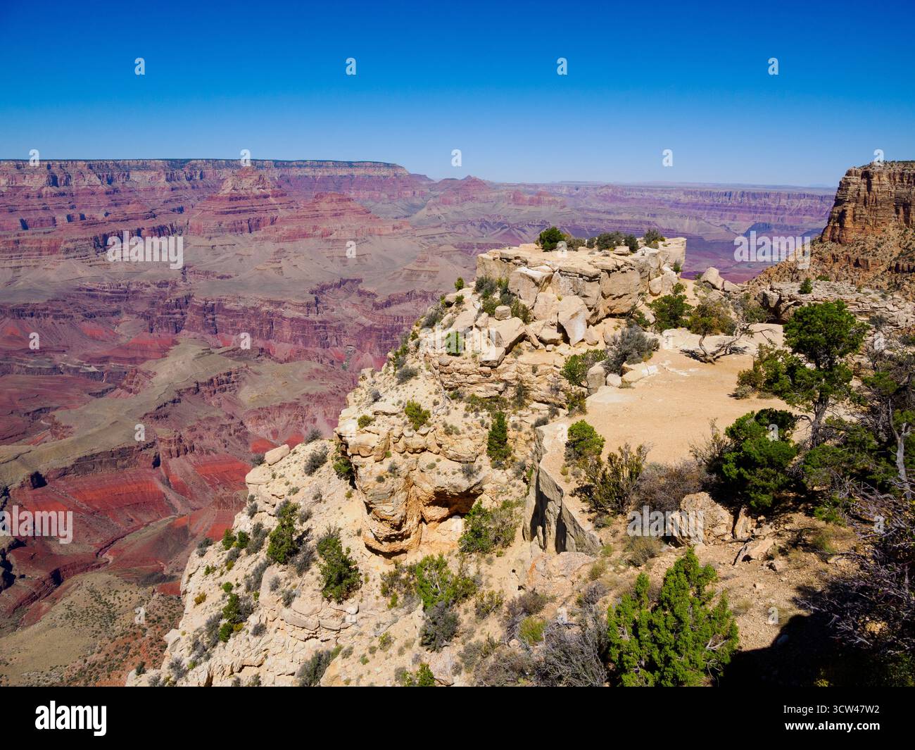 Viewpoint from Desert View Watch Tower, Grand Canyon, Arizona, USA ...
