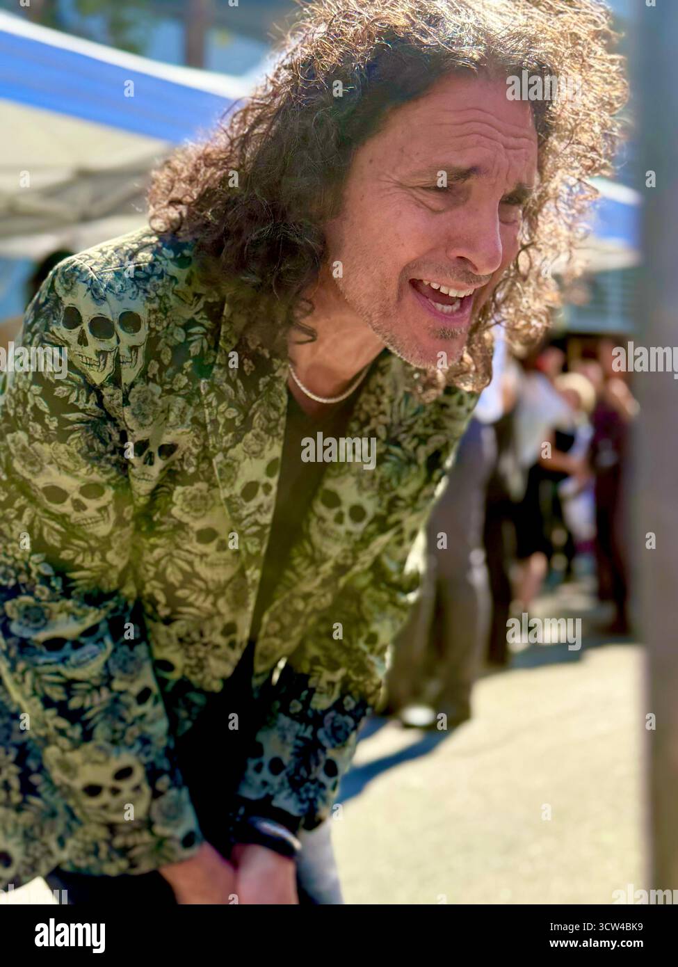 Bob Buchmann speaks during Def Leppard’s Hollywood Walk of Fame star ...