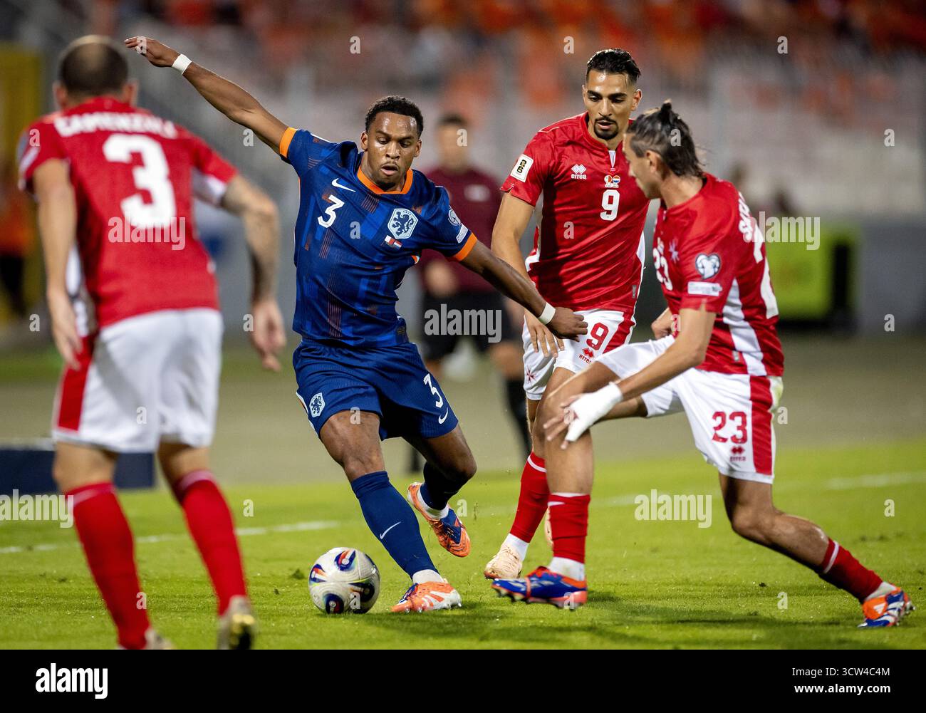 ATTARD - (l-r) Ryan Camenzuli of Malta, Jurriën Timber of the ...