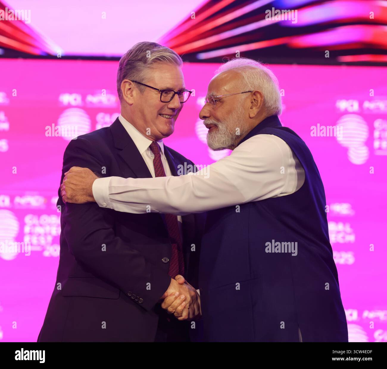 Mumbai, India. 09th Oct, 2025. Indian Prime Minister Narendra Modi ...