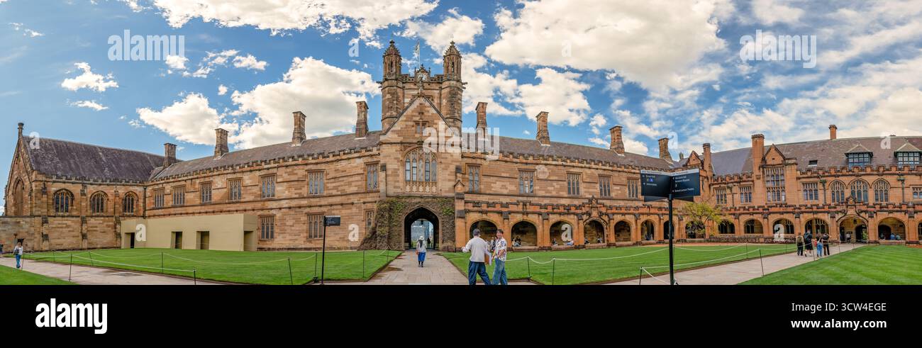 Sydney, Australia - September 22 2025: University of Sydney Quadrangle ...