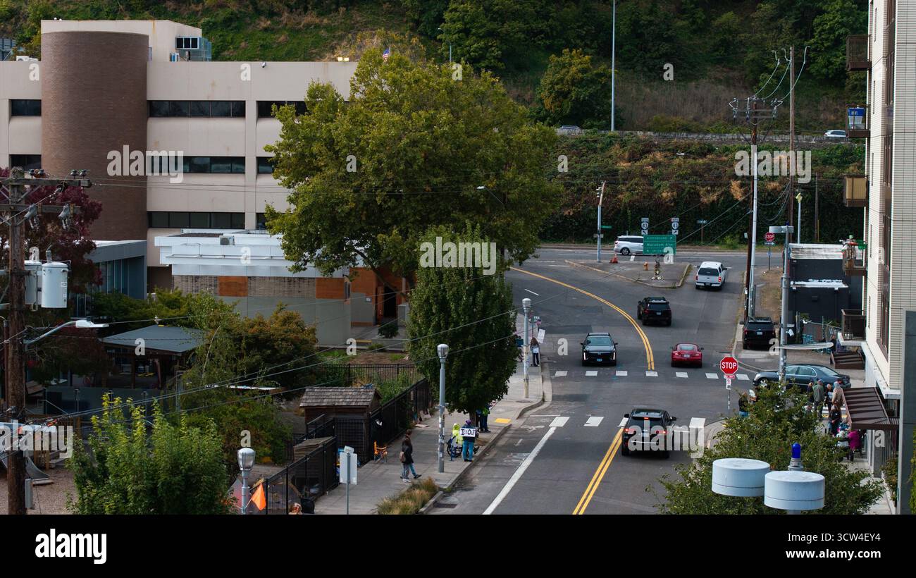 A U.S. Immigration and Customs Enforcement facility, at top left, is ...