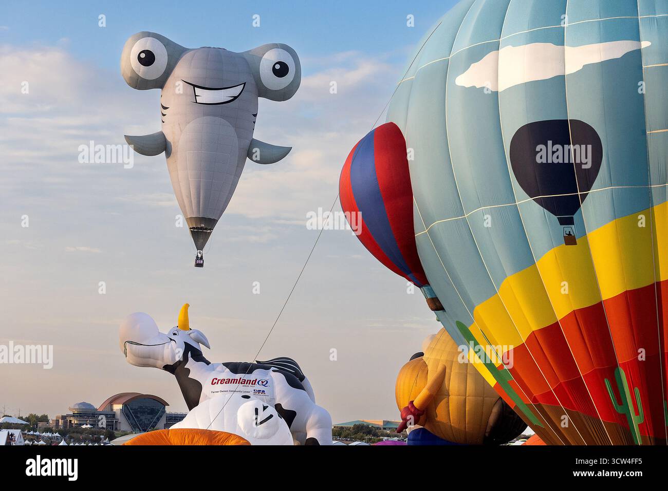 Albuquerque, USA. 09th Oct 2025 The Special Shapes Rodeo takes place at ...