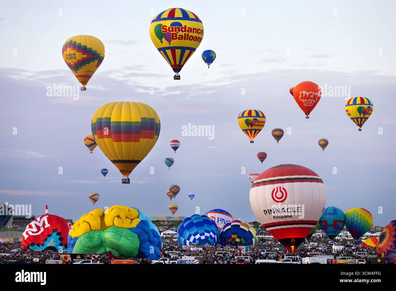 Albuquerque, USA. 09th Oct 2025 The Special Shapes Rodeo takes place at ...