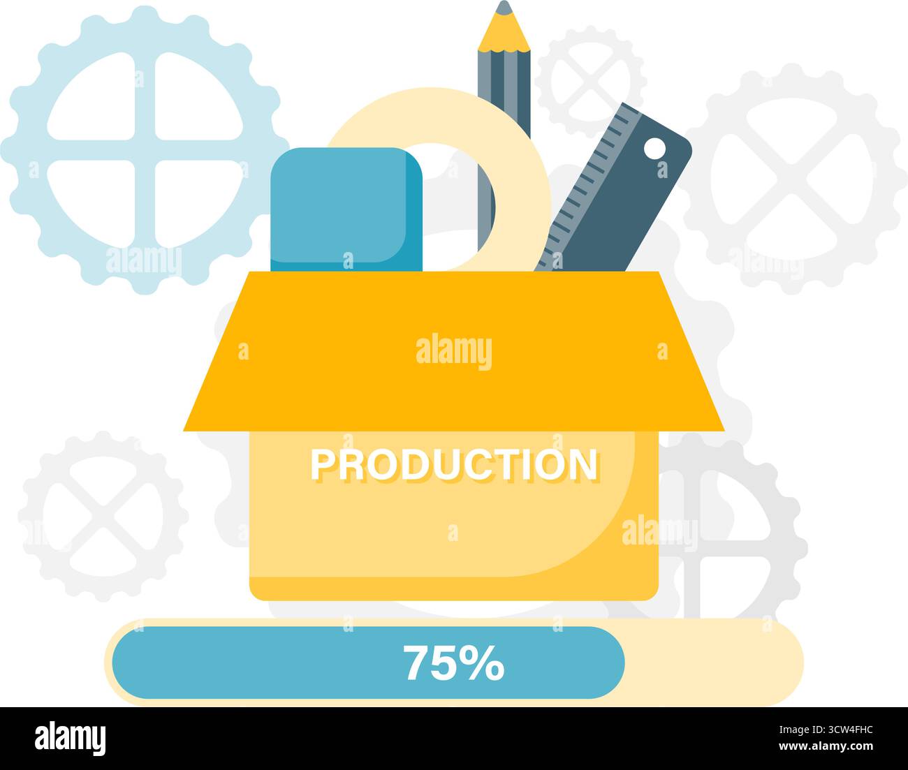 Production phase Stock Vector Images - Alamy