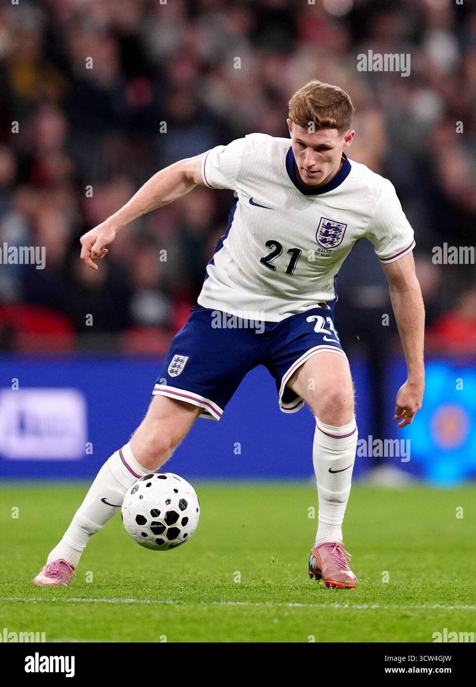 England’s Elliot Anderson during the international friendly match at ...